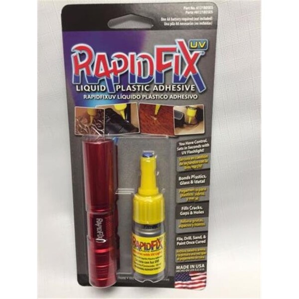 Rapidfix Rapid Fix RX6121815 UV Liquid Plastic Adhesive RX6121815 | Zoro